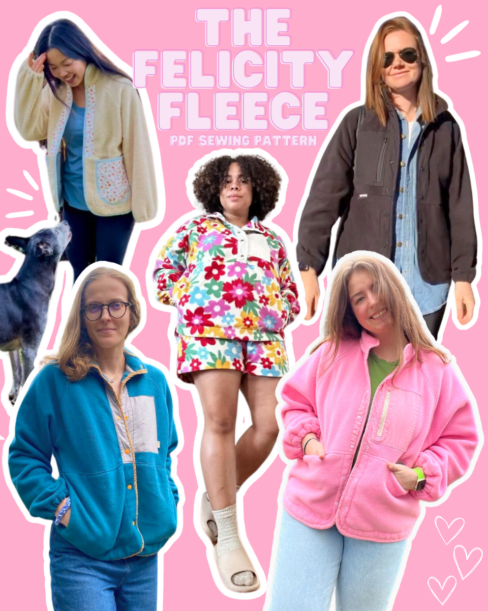 Felicity Fleece PDF Sewing Pattern – Lucia Bisalti Design